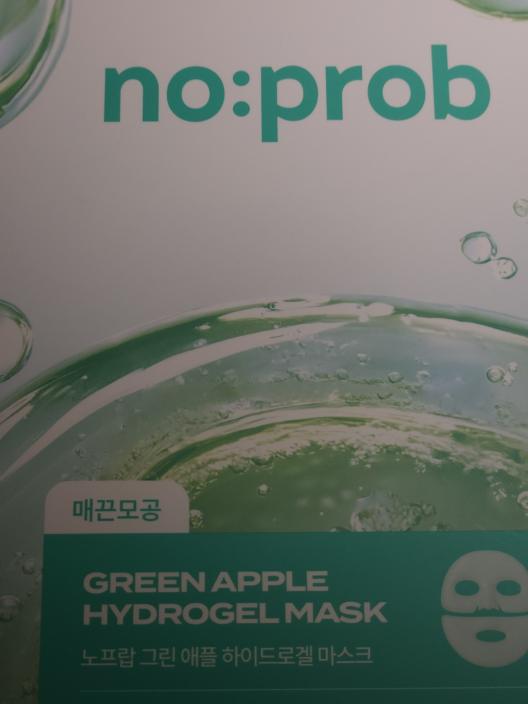 no:prob HYDROGEL MASK [GREEN APPLE] Reviews | Hwahae