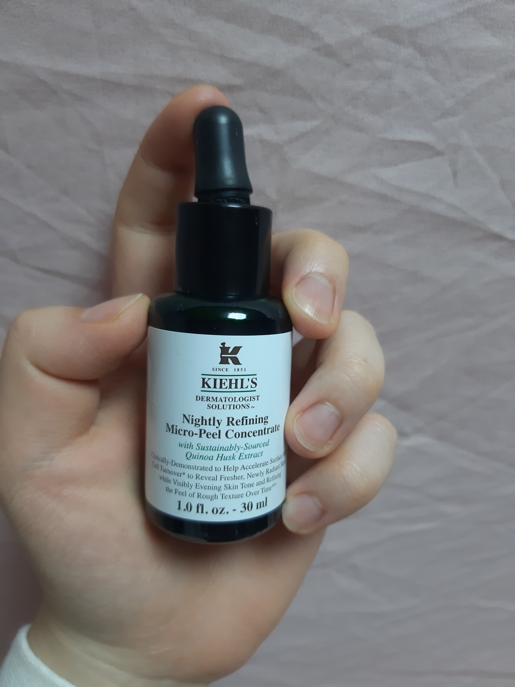 Kiehl's Nightly Refining Micro Peel Concentrate (Quinoa Baby Skin Serum ...
