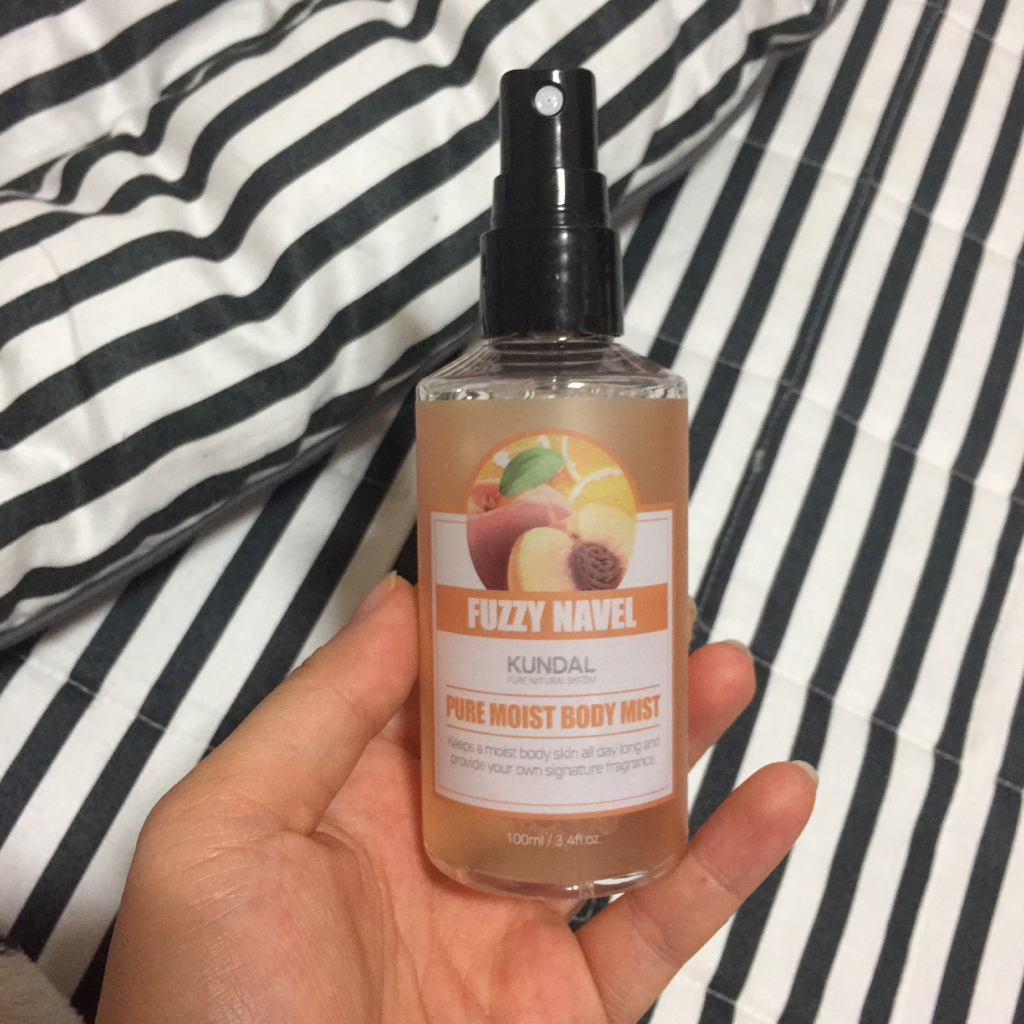 KUNDAL Pure Body Mist [Fuzzy Navel] Reviews | Hwahae