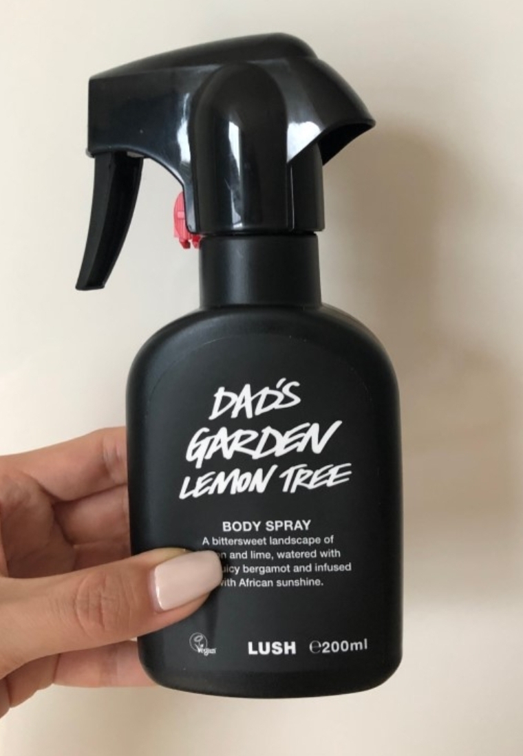 LUSH Dad's Garden Lemon Tree Body Spray Reviews | Hwahae