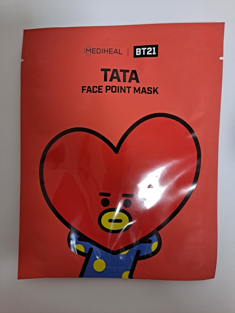MEDIHEAL BT21 Face Point Mask [TATA] (BTS collaboration) Reviews | Hwahae